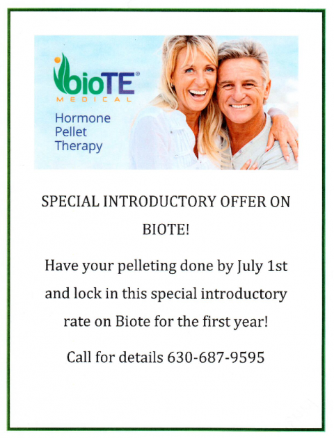BioTE Introductory Offer! - Wright Center for Women's Health