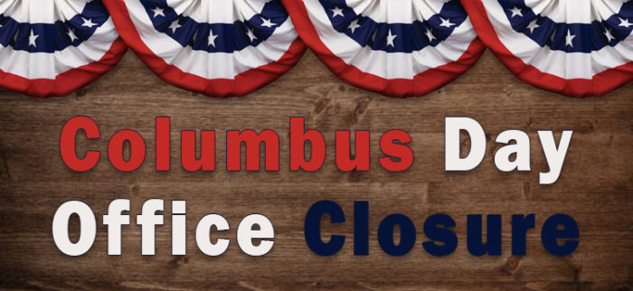 Columbus Day Office Closure - Wright Center for Women's Health