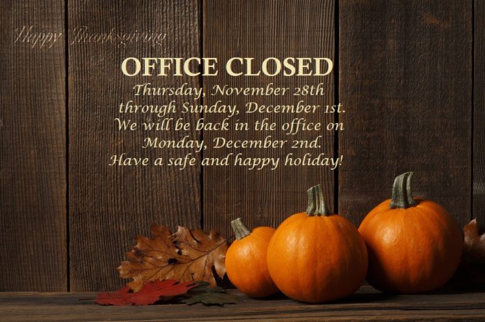 Office Closed for Holiday - Wright Center for Women's Health